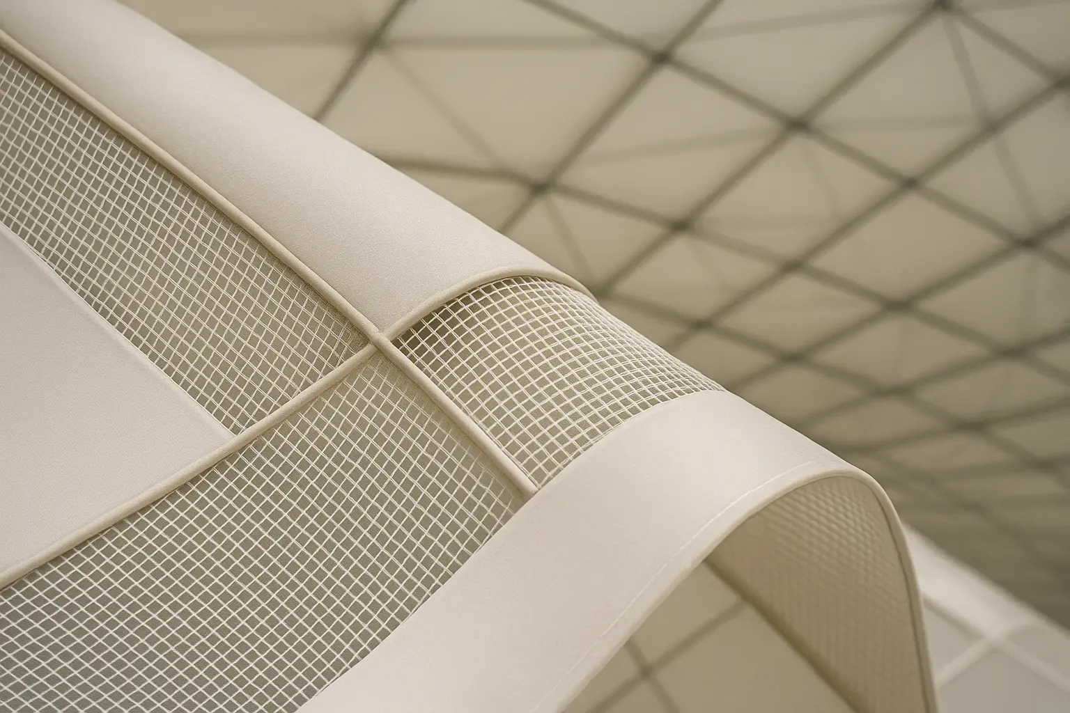 Malla de fibra de vidrio recubierta de PTFE