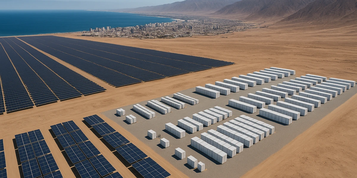 AES Andes Antofagasta energía renovable con almacenamiento