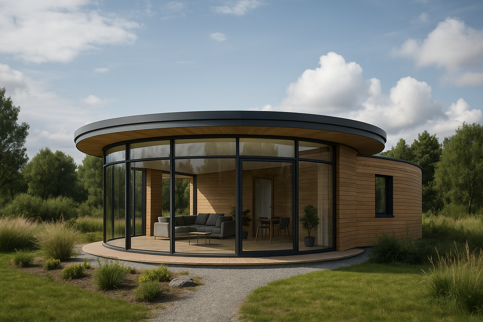 Casas circulares: la nueva arquitectura modular eficiente